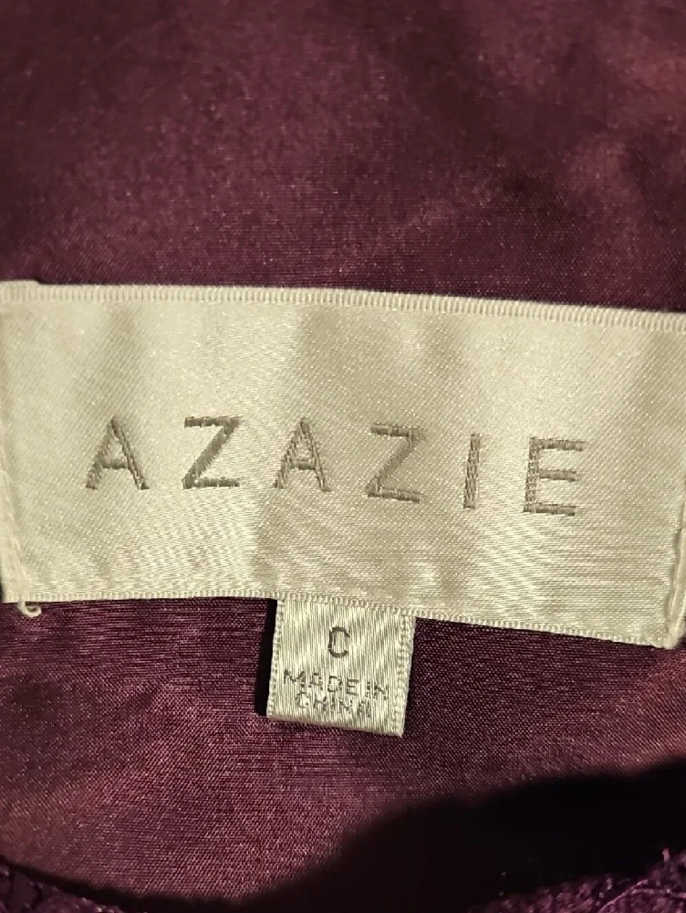 Azazie | Dresses | Azazie Plum Lace Bodice Sheath Gown | Poshmark